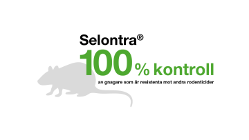 Selontra® - Rått- och mussfritt på ned till 7 dagar